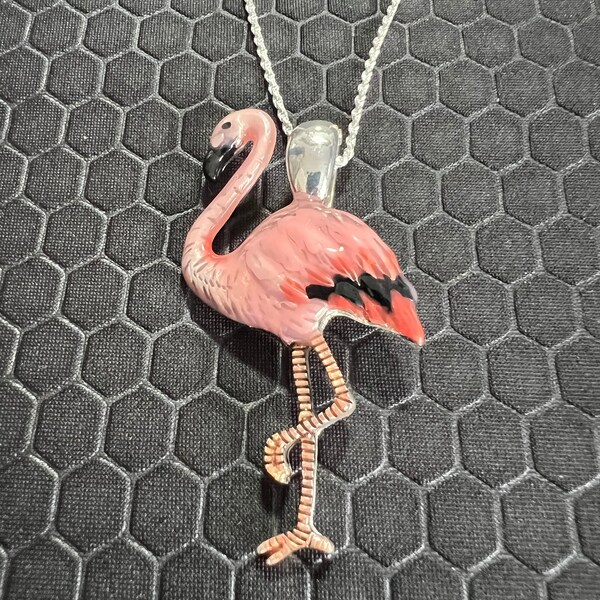 Flamingo Necklace - Etsy