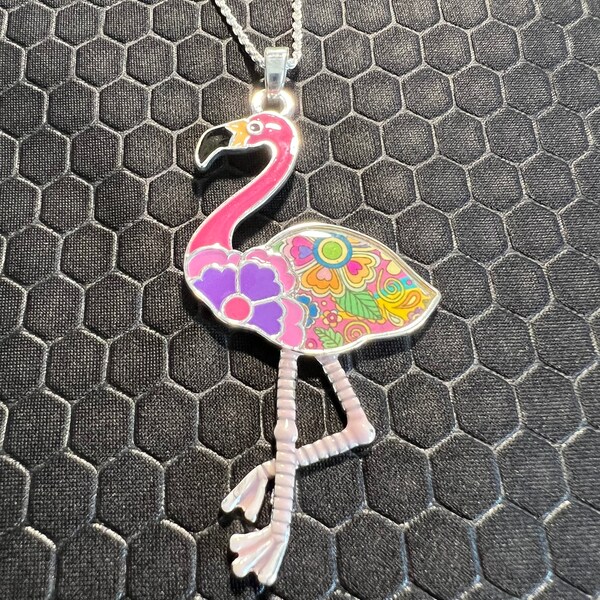 Flamingo Necklace - Etsy