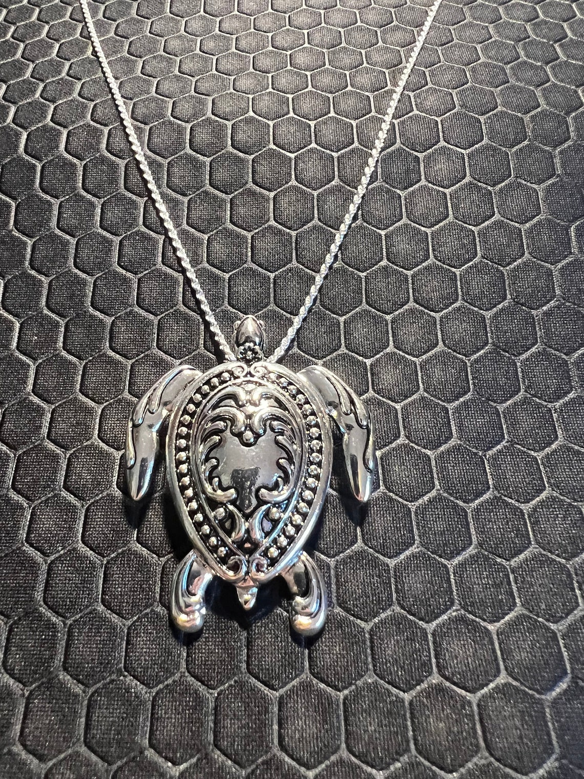 Turtle Traditional Necklace Made of Sterling Silver - Etsy