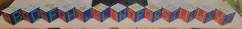 Personalized Rubiks Cube - Etsy