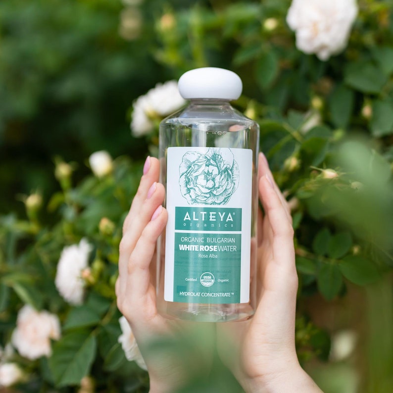 White Rose Water (bulgarian Rosa Alba) - USDA Certified Organic - Bpa ...
