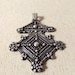 Antique Silver Cross Pendant From Southern Morocco With Granulats ...