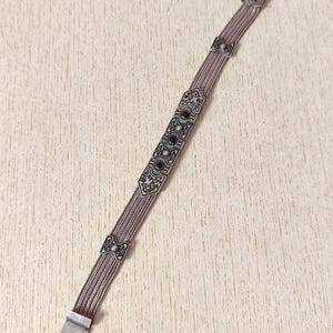 Antique Silver Turkish Necklace and Bracelet, Turkish Origin Decorative ...