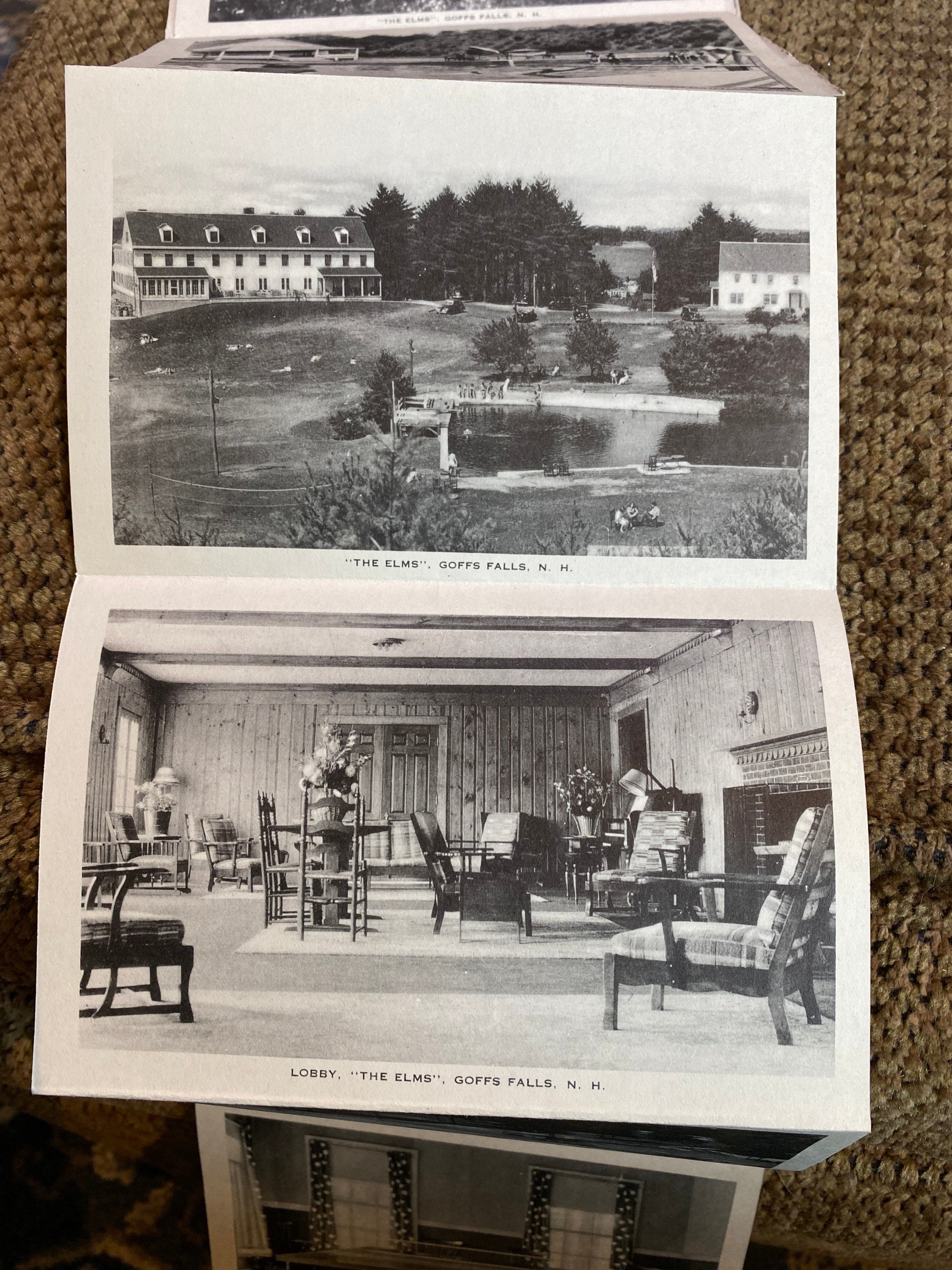 Beautiful the Elms at Goffs Falls New Hampshire Booklet - Etsy