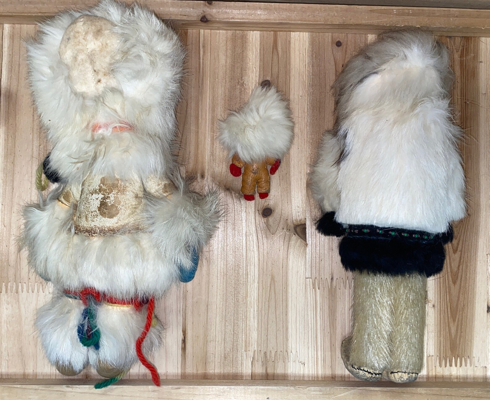 Darling Antique Alaskan Inuit Eskimo Seal Pelt Doll Family - Etsy