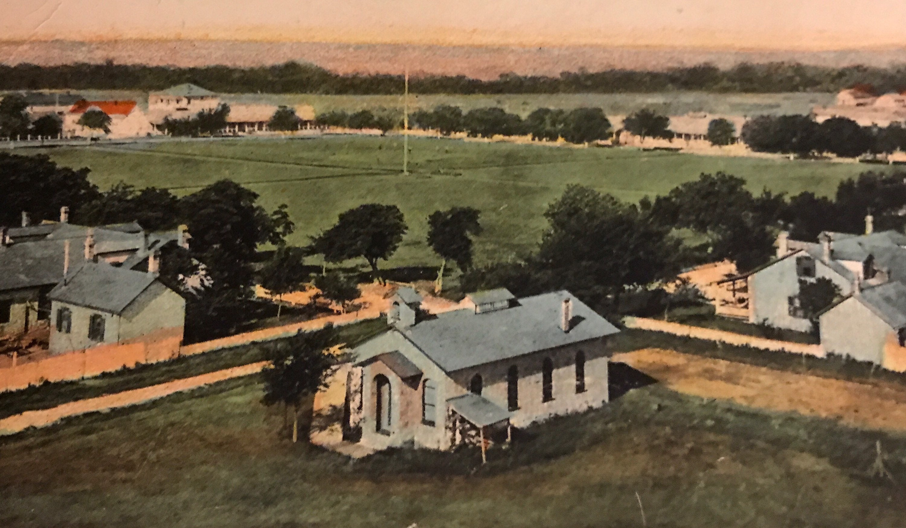 Spectacular Bird’s Eye View of Fort Sill Campus in Lawton, Oklahoma ...