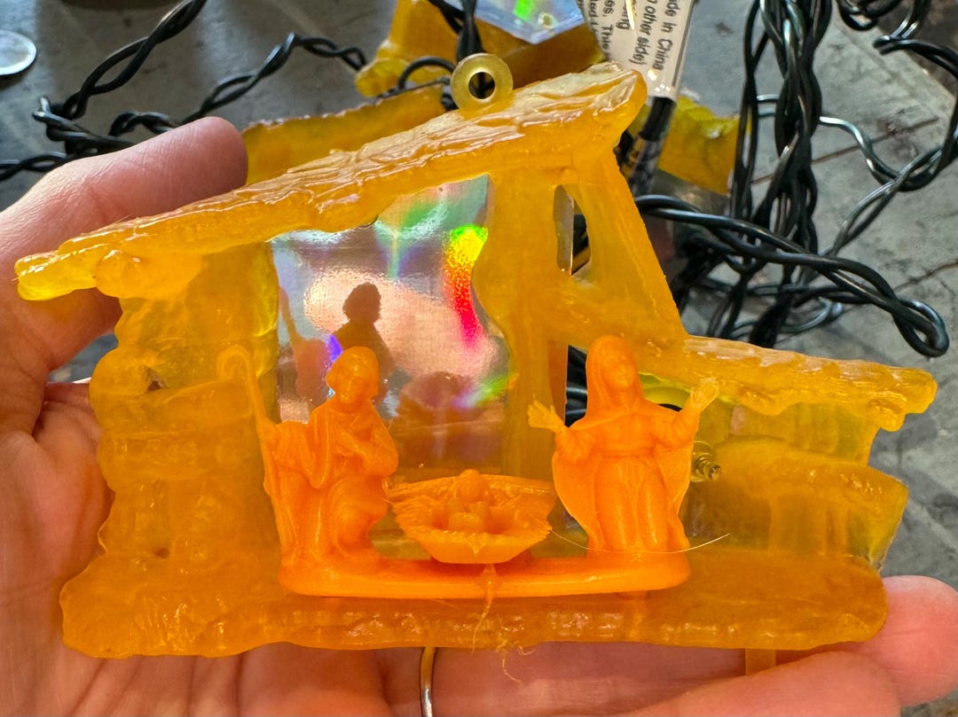 Cool Vintage Light up Nativity Creche String Lights - Etsy