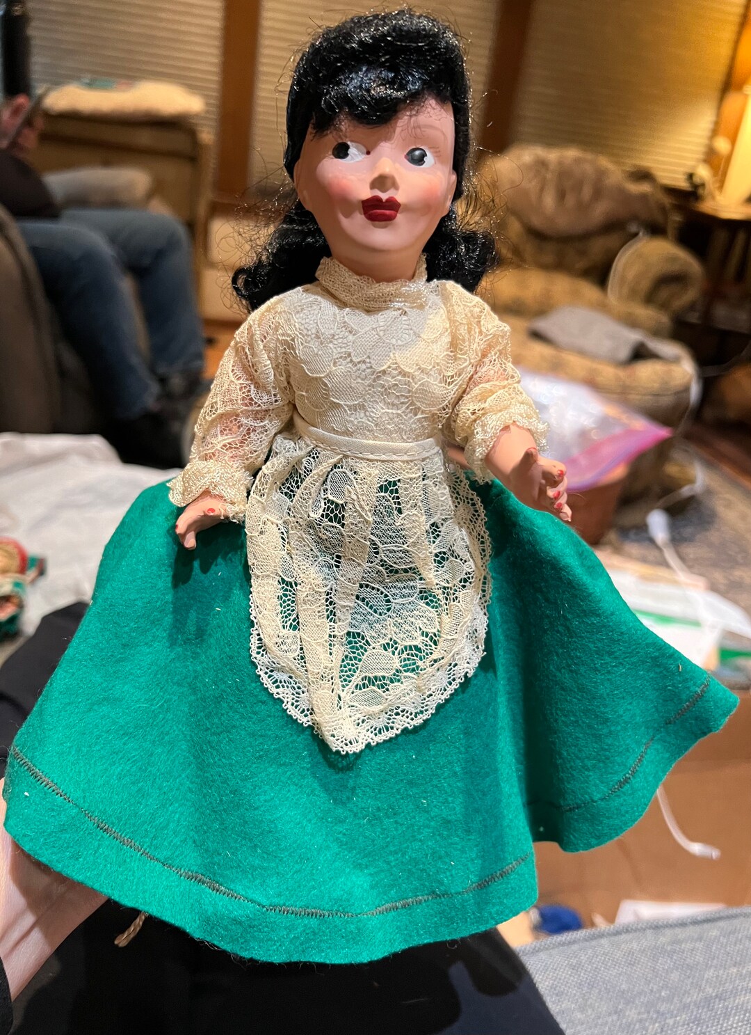 Lovely Antique Lacey Lady Crolly Doll Made in Ireland - Etsy