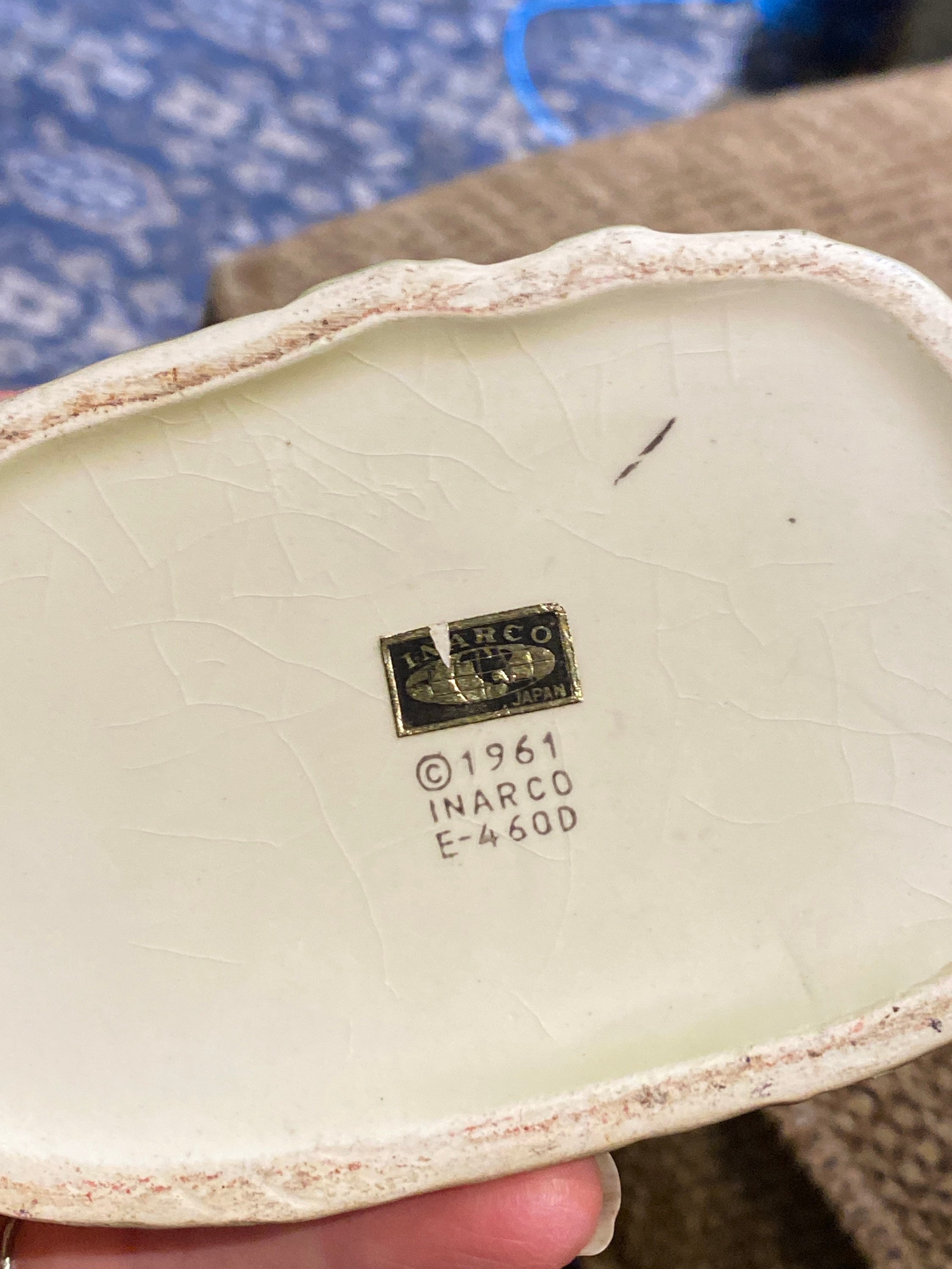 Inarco Japan 1961 Little Boy and Bird Vintage Planter - Etsy