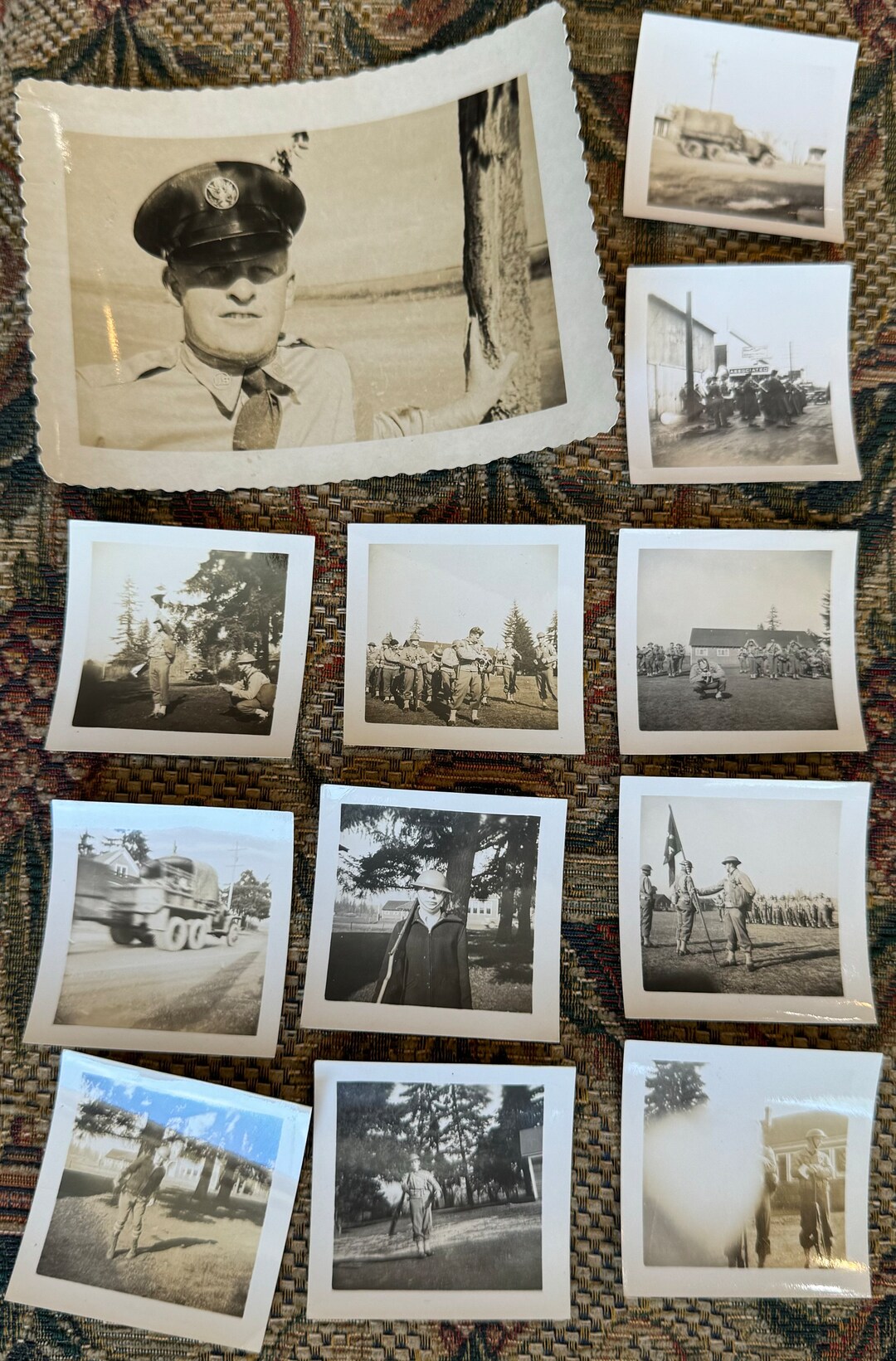 Cool Collection of 12 Antique Vintage WWI WWII Pictures of Doughboy ...