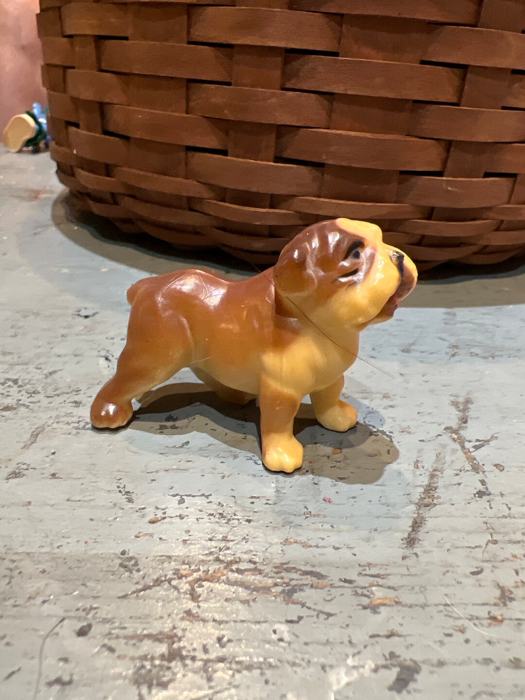 Darling Plastic Vintage Plastic Pug Toy - Etsy