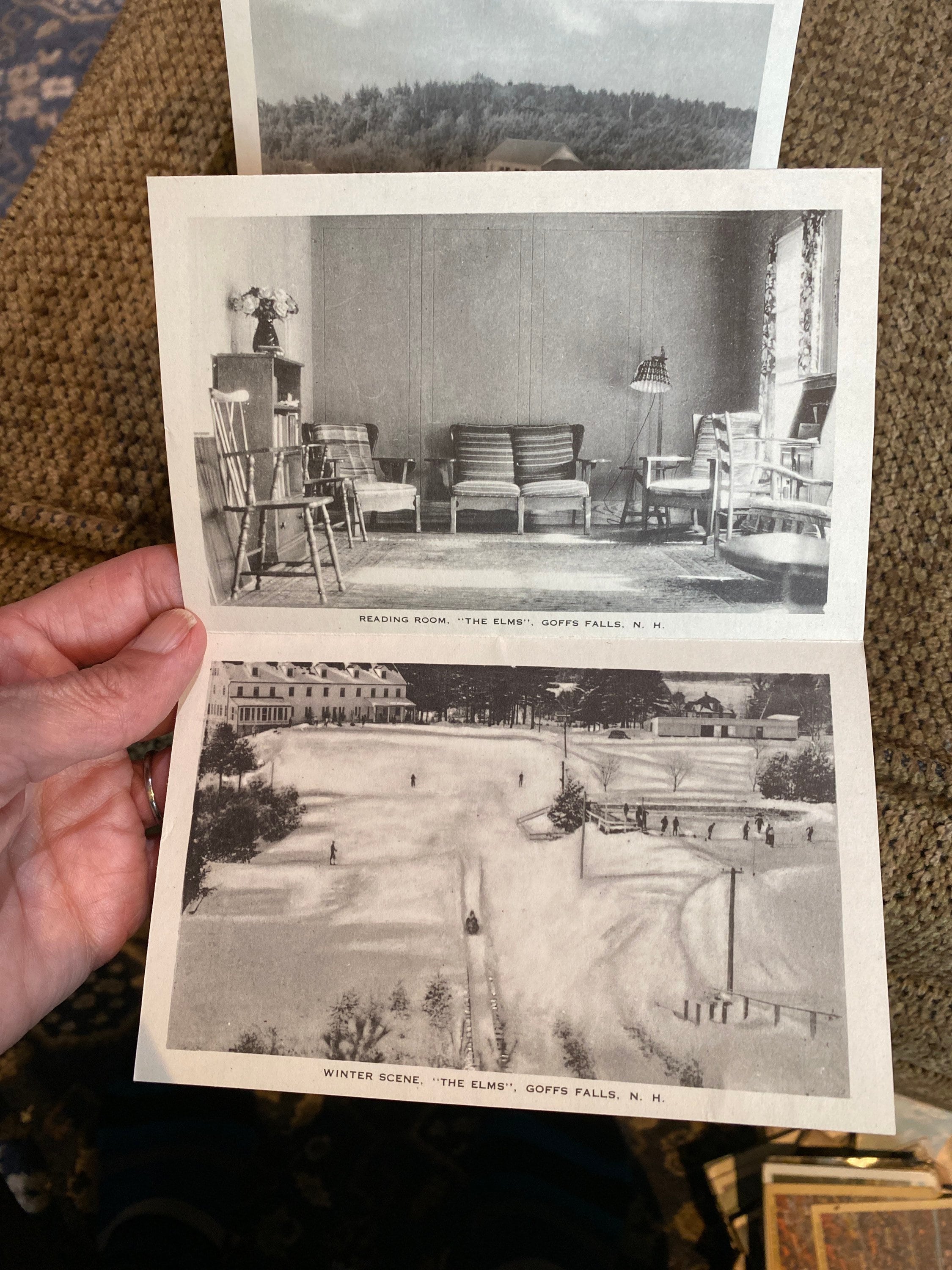 Beautiful the Elms at Goffs Falls New Hampshire Booklet - Etsy