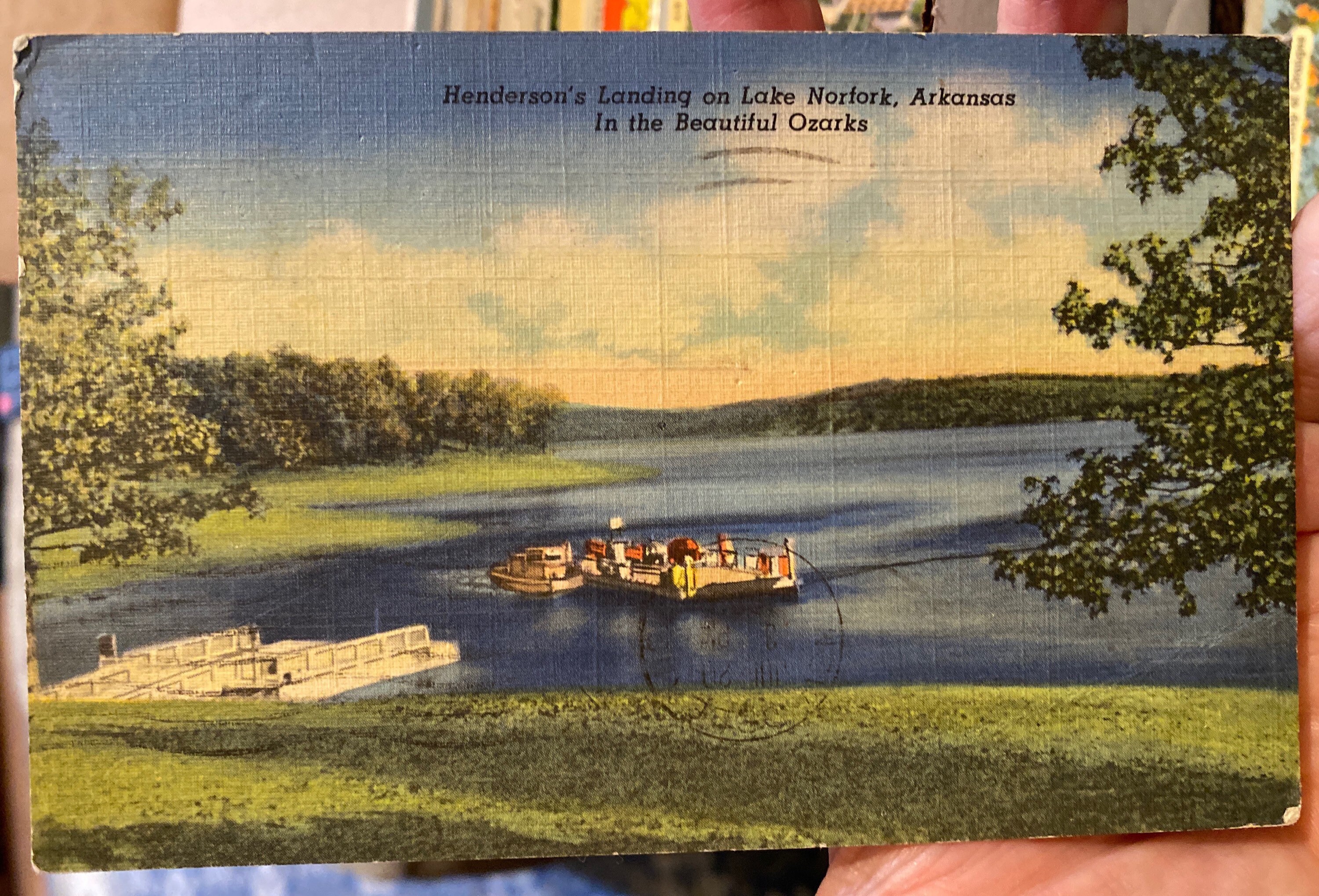 Arkansas in the Ozarks Beautiful Antique Linen Postcard of Henderson’s ...
