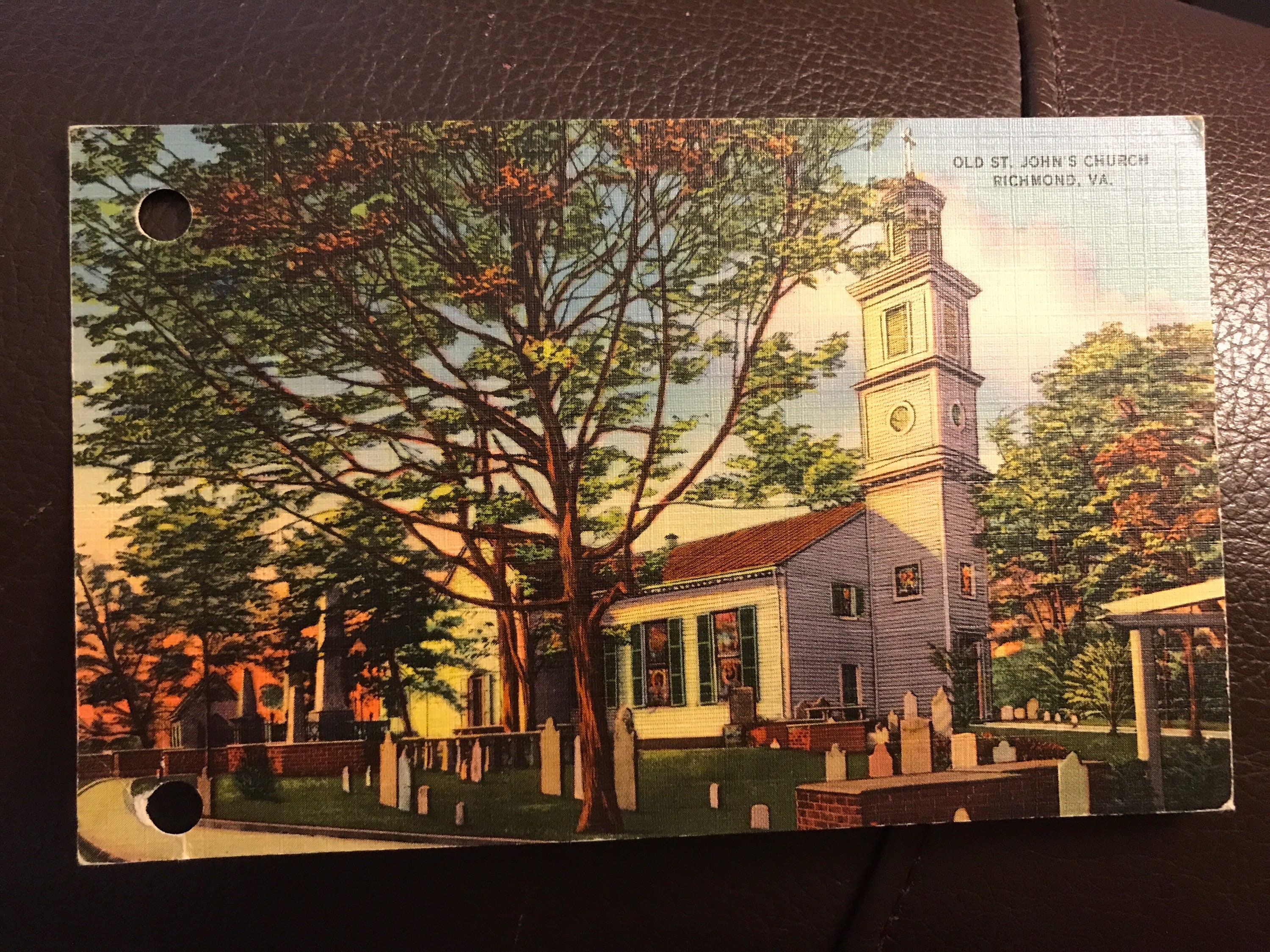 5 Lovely Antique Linen Postcards From Virginia: Richmond | Etsy