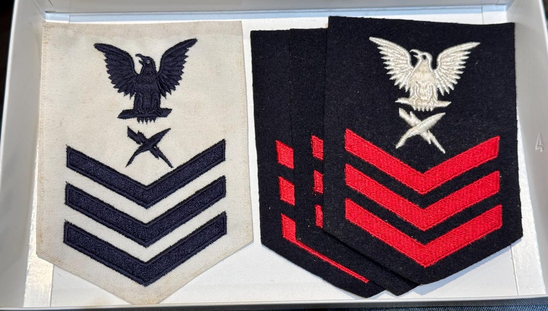 Vintage 4 Patches US Navy Rate Aviation Machinist's Mate 1st Class ...