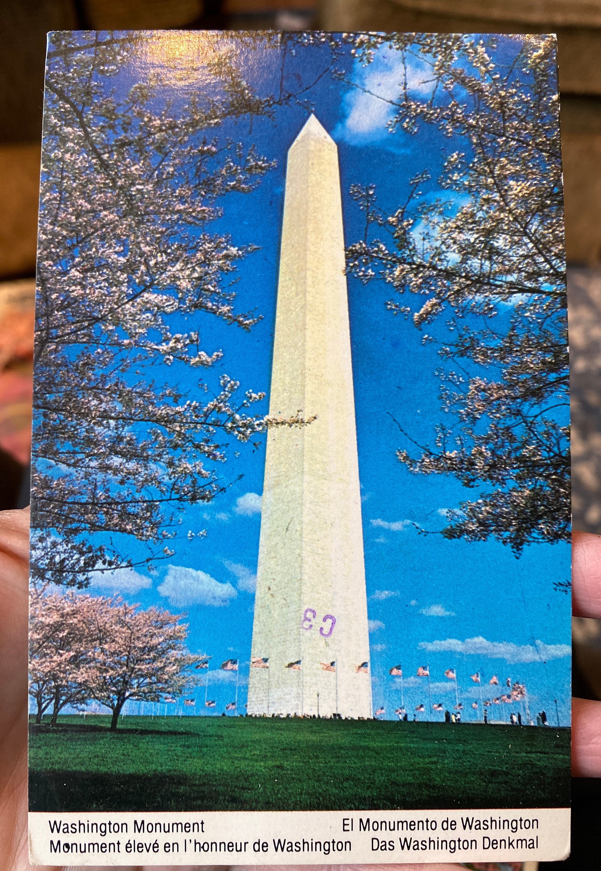 5 Stunning Antique Postcards From 1930s of Washington Memorial | Etsy
