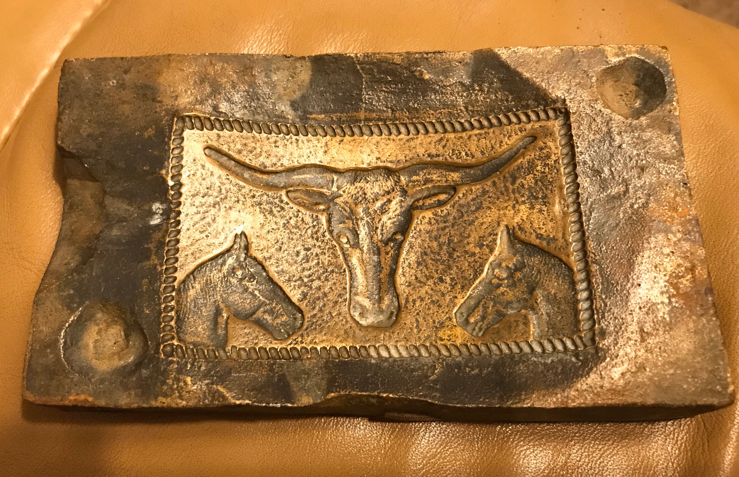 RARE Antique Brass Belt Buckle Casting Mold From 1930-40s - Etsy