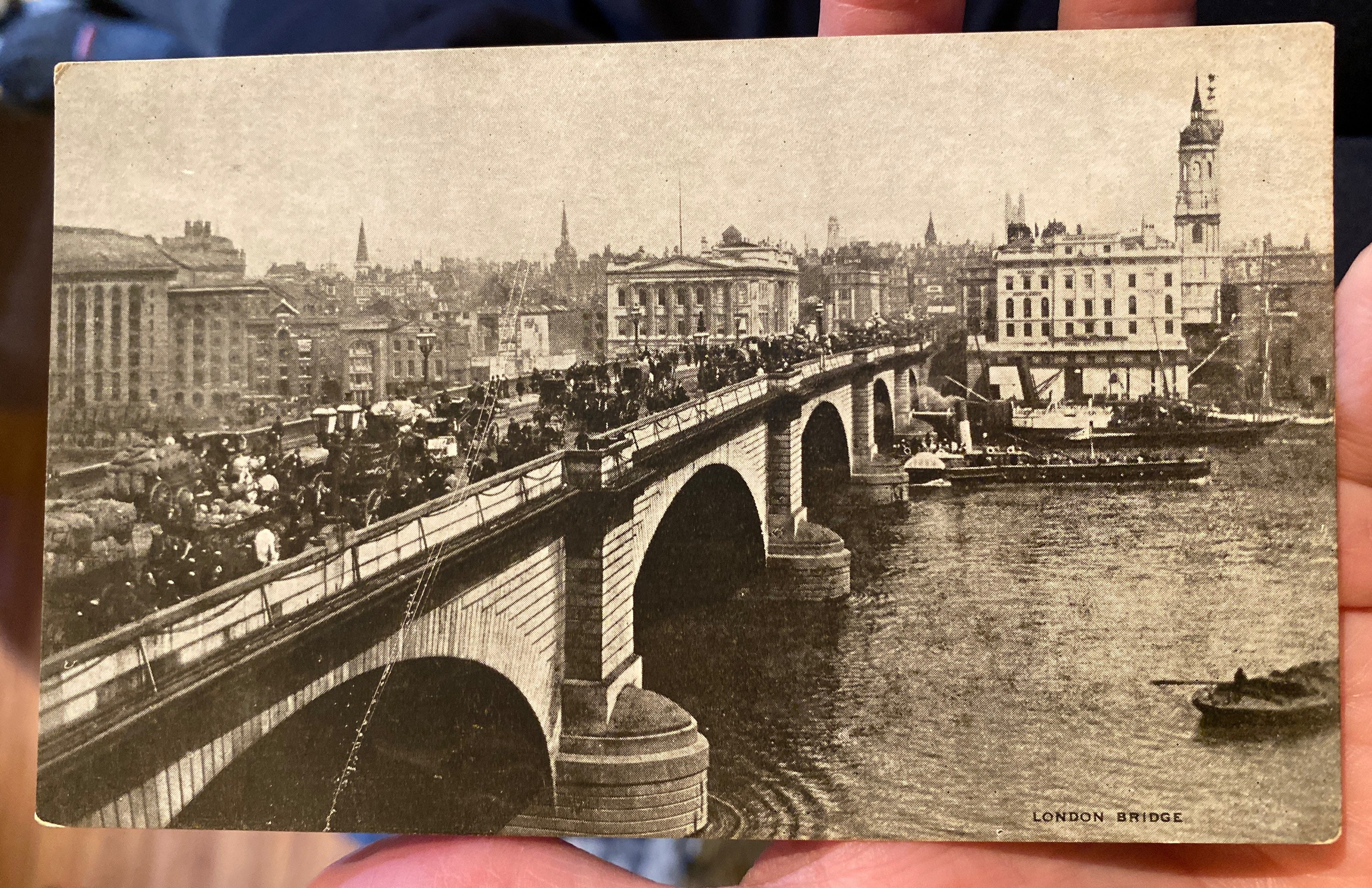 Antique Vintage RPPC Real Photo Postcard of London Bridge in - Etsy UK