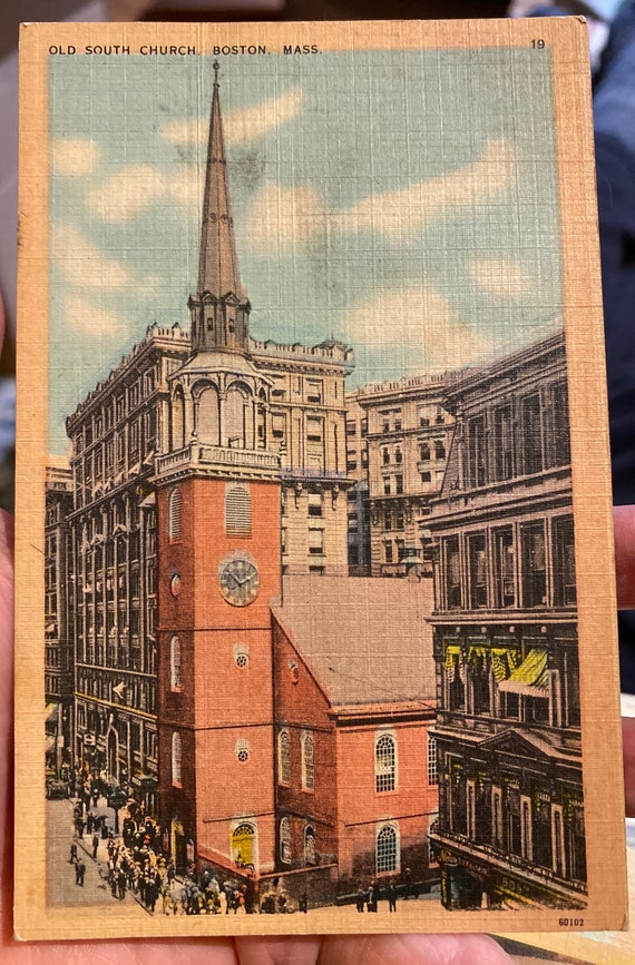 Art & Collectibles Massachusetts Beautiful Antique Linen Postcard of ...