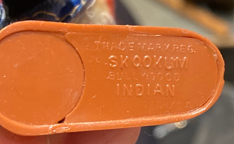 Two Darling Antique Little Native American Indian Skookum Dolls Bully ...