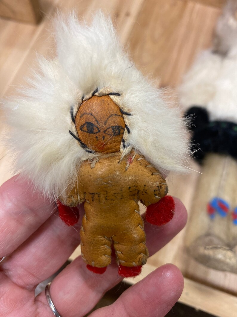 Darling Antique Alaskan Inuit Eskimo Seal Pelt Doll Family - Etsy