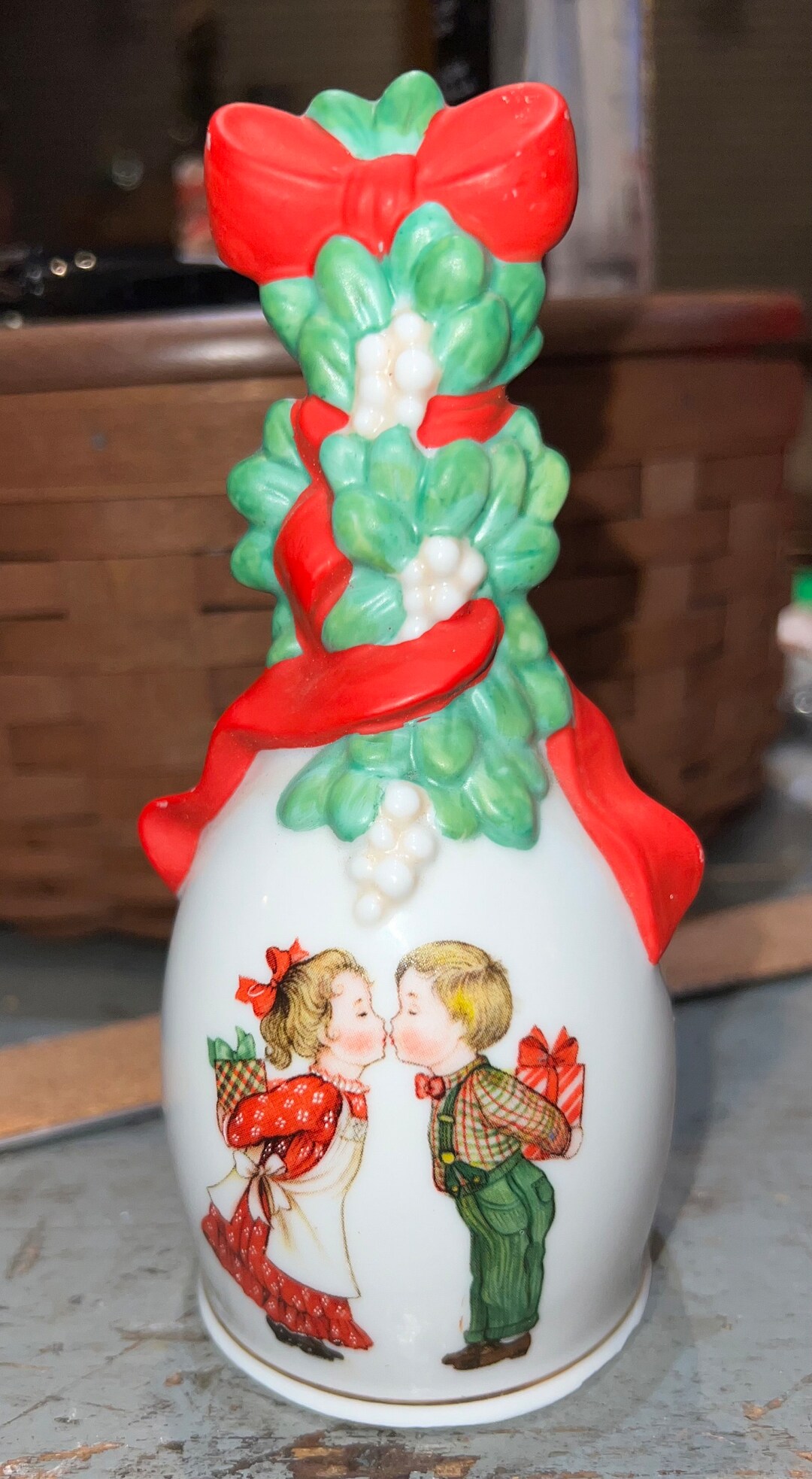 Darling Vintage 1989 Little Girl & Boy Avon Porcelain Bell - Etsy