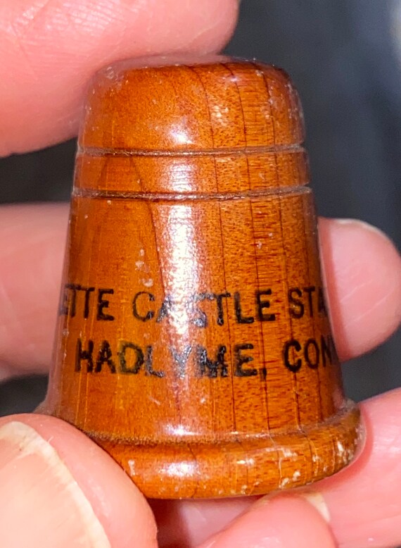Connecticut Darling Vintage Wooden Thimble from Gillette Castle State ...