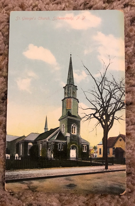 Gorgeous Antique Postcard of St. Georges Church in - Etsy