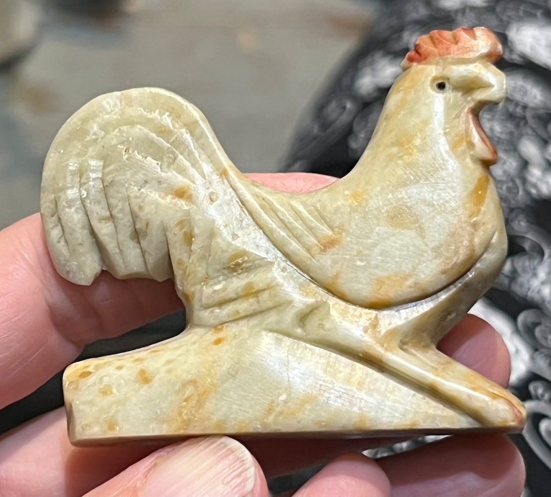 Darling Little Handcarved Folk Art Soapstone Chicken Hen Whistle - Etsy