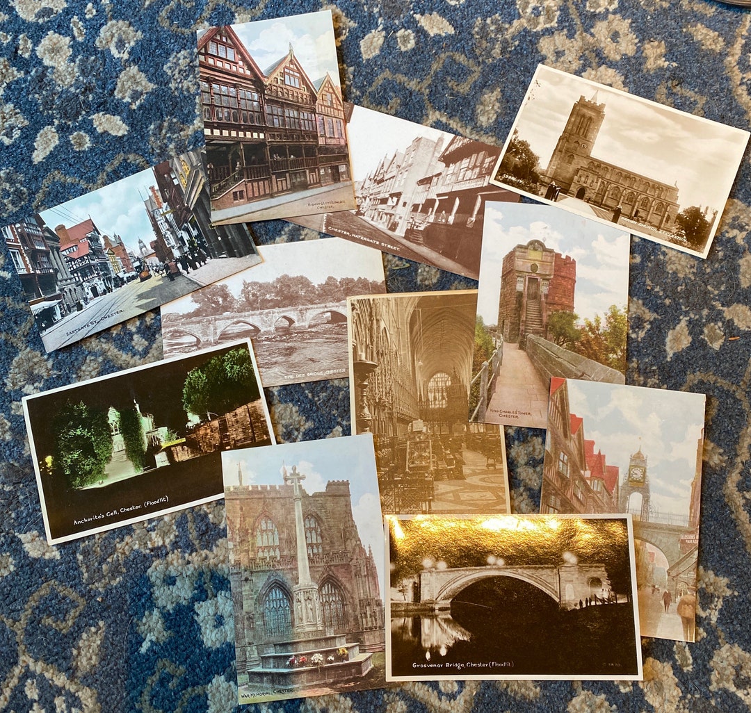 Collection of 11 Antique Postcards of Chester, England - Etsy