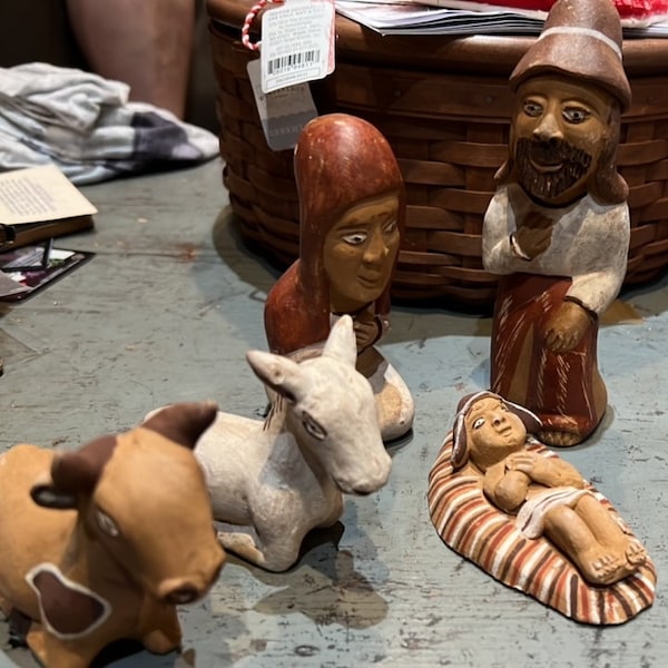 Terracotta Nativity - Etsy