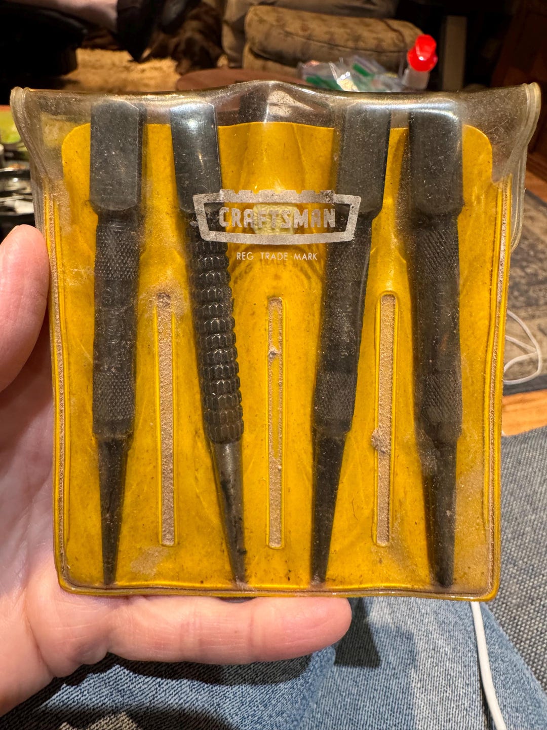 Vintage 4-piece Craftsman Nail Punch Set - Etsy