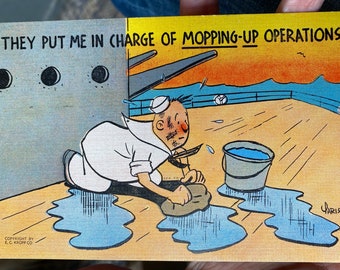 Navy Sailor Postcard - Etsy