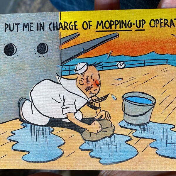 Sailor Postcard - Etsy