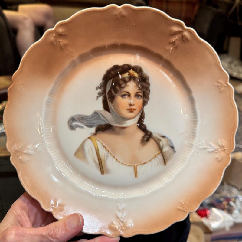 Porcelain Plate Louise - Etsy