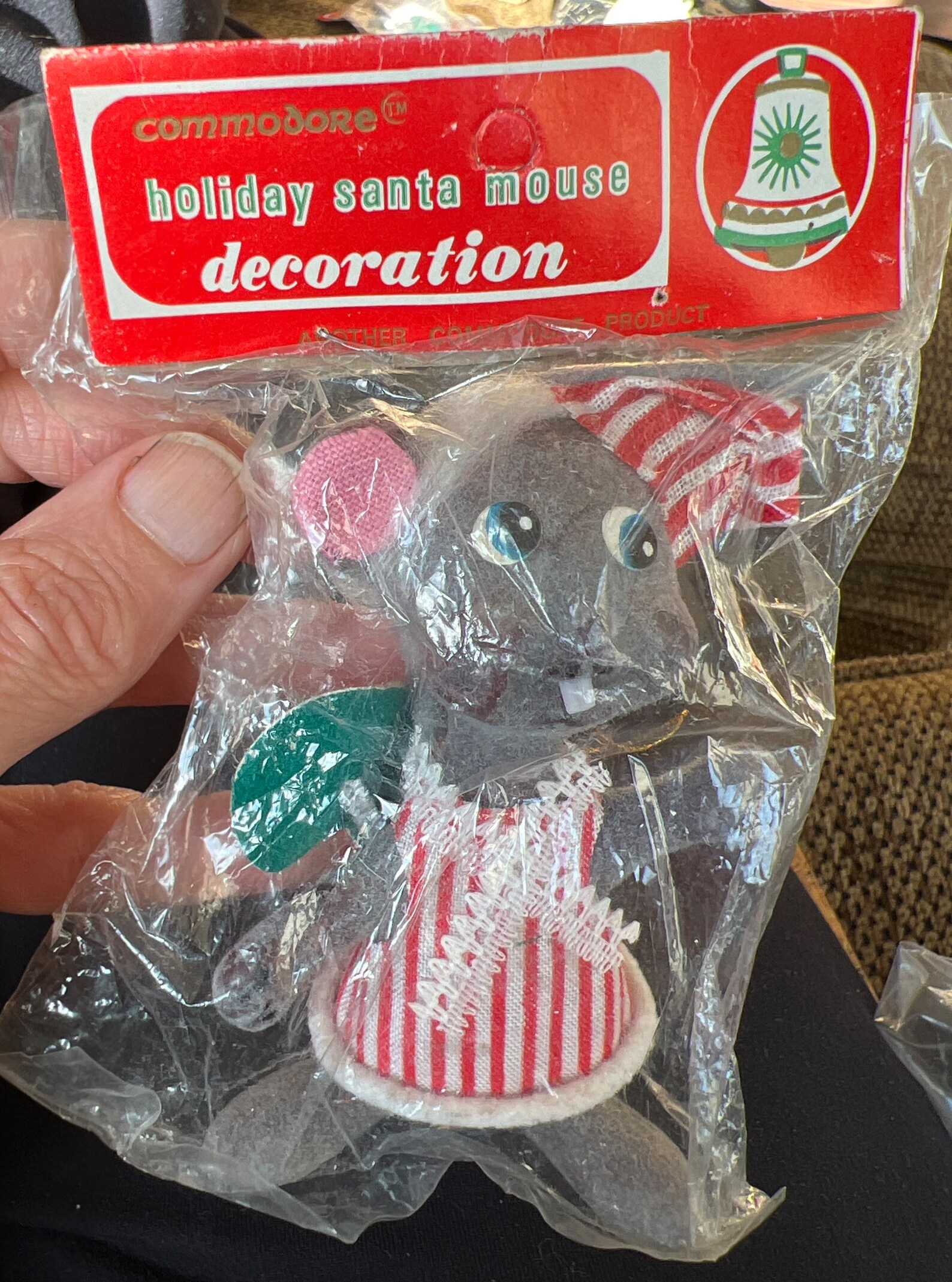 Darling Vintage 1970s Commodore Holiday Christmas Two Santa - Etsy