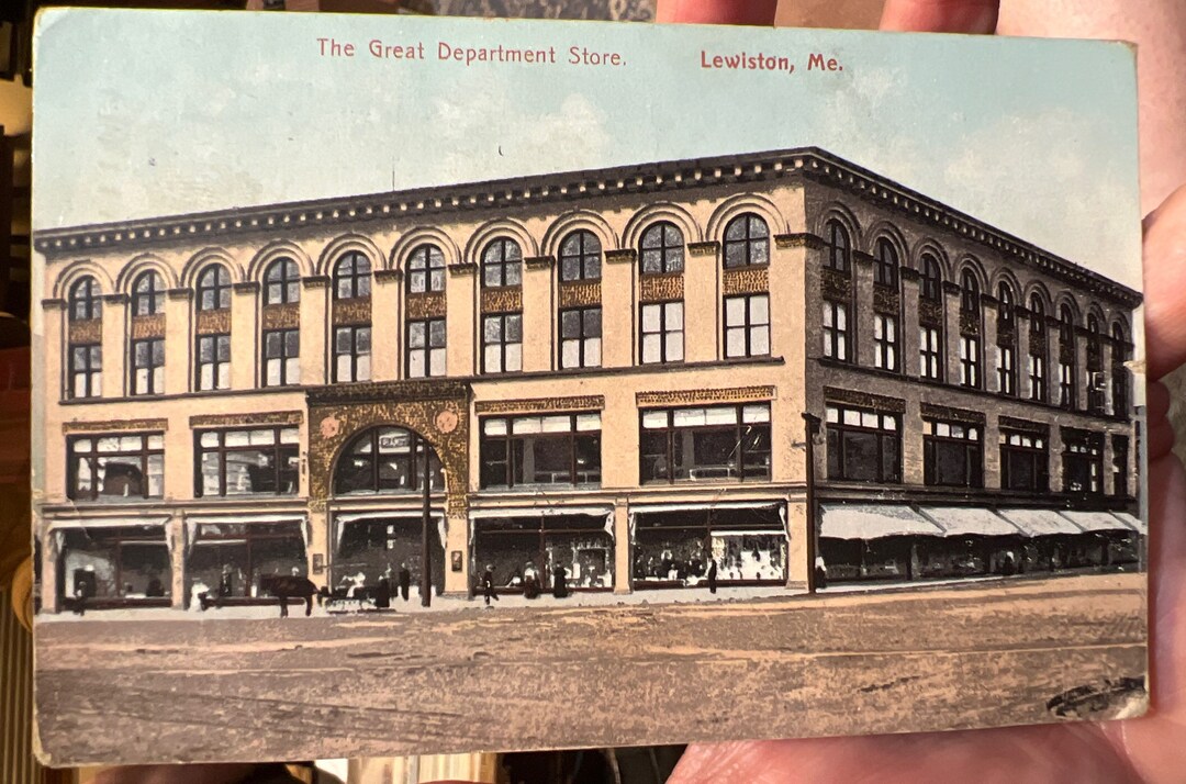 Cool Antique Colorized Postcard of the Great Department Store in ...
