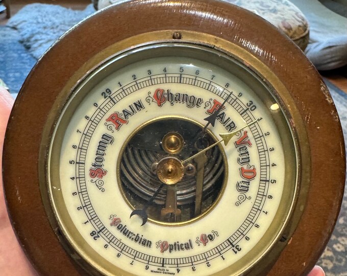 Cool Vintage West Germany Colombian Optical Co. Barometer - Etsy
