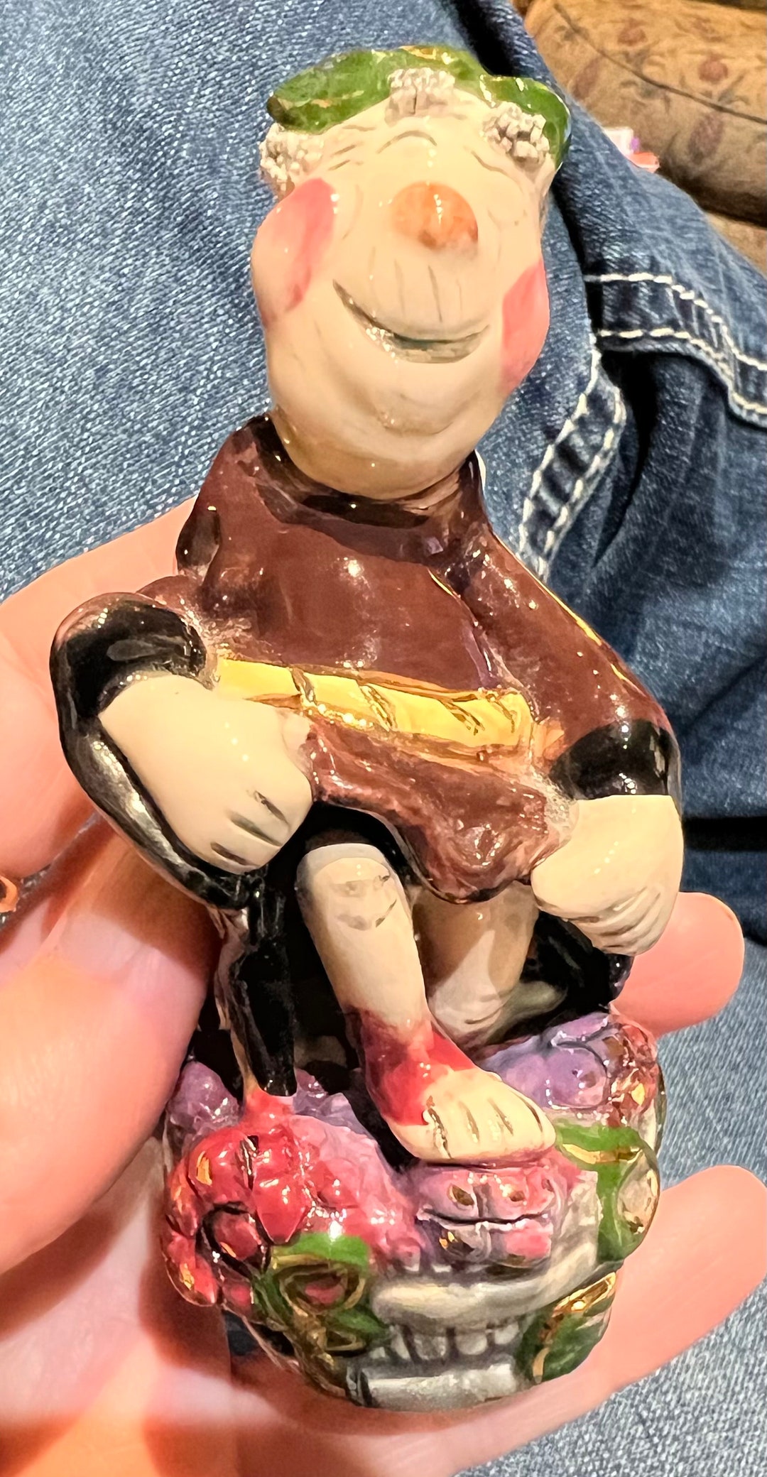 Darling Blue Sky Corp “father Francis” Christmas Ornament Figurine - Etsy