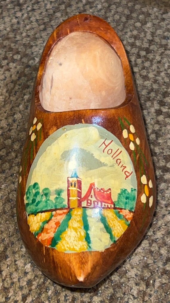 Beautiful Vintage Handcarved and Handpainted Wooden Dutch - Etsy