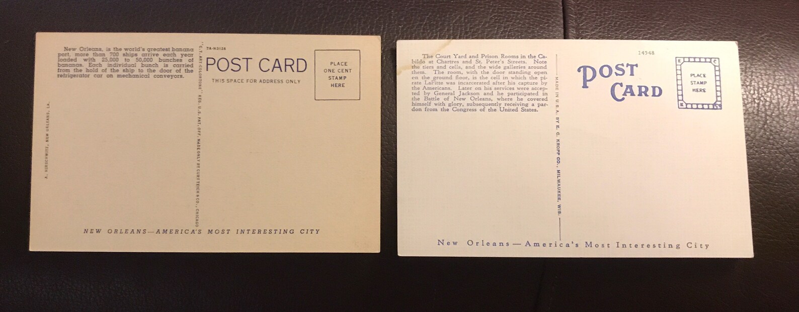 4 Magnificent Antique Linen Postcards of Louisiana: St - Etsy