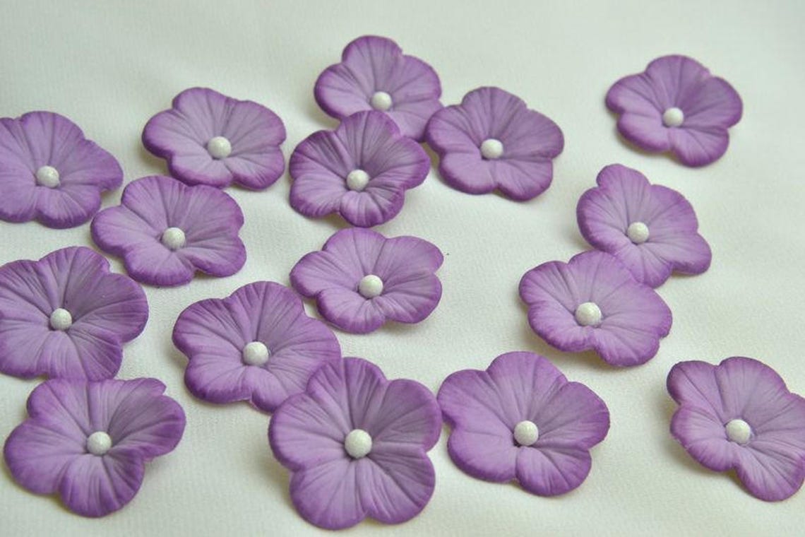 30 Edible Sugar Blossoms Flowers Decorations Cake Cupcake | Etsy