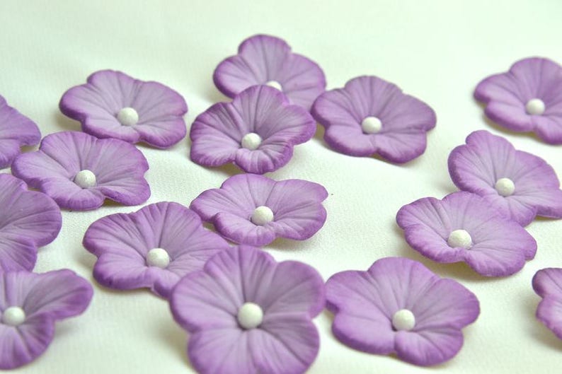 30 Edible Sugar Blossoms Flowers Decorations Cake Cupcake | Etsy