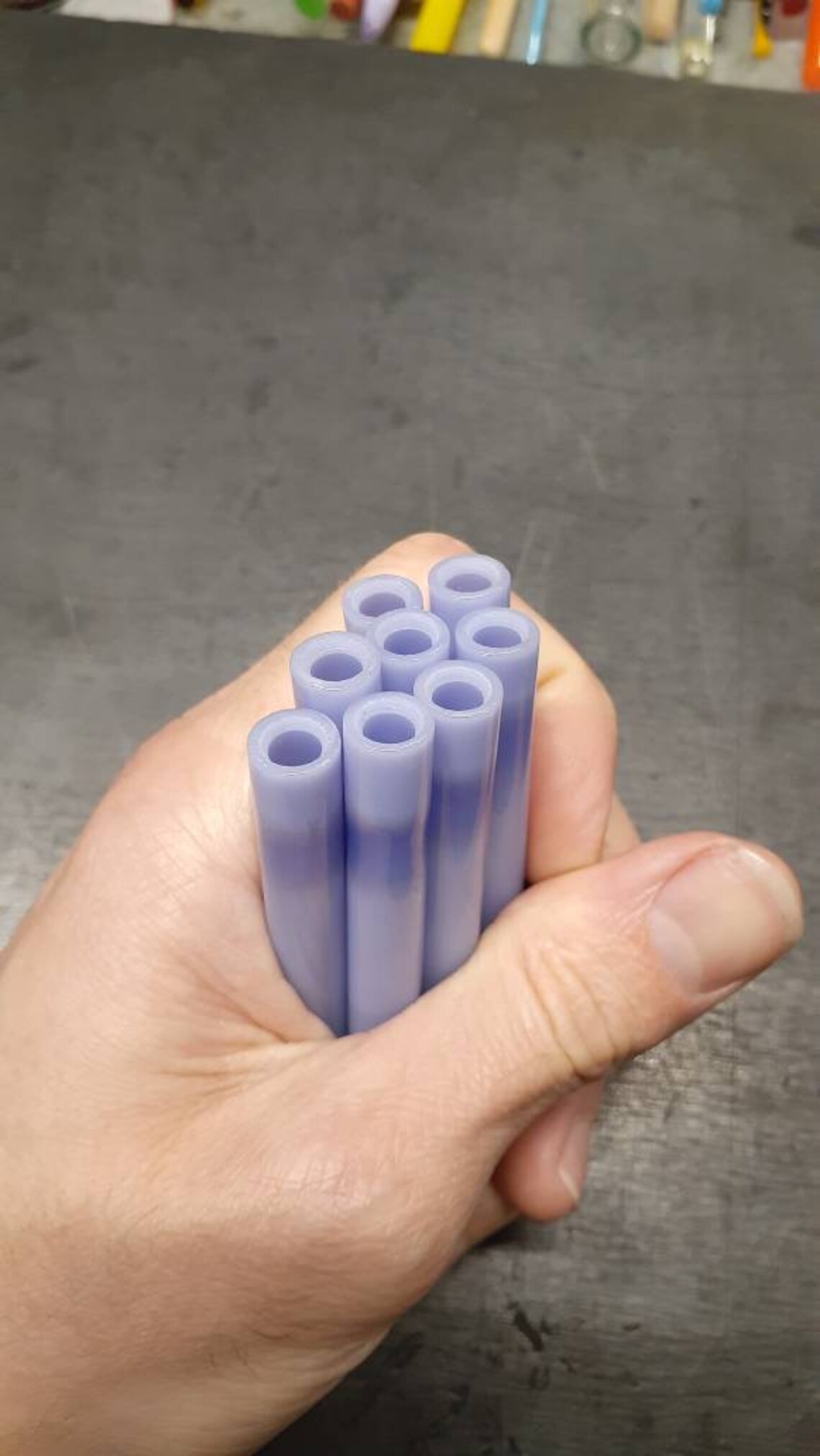 PURPLE Glass Blown One Hitter for Your Hitter Box / Dugout Box (please ...