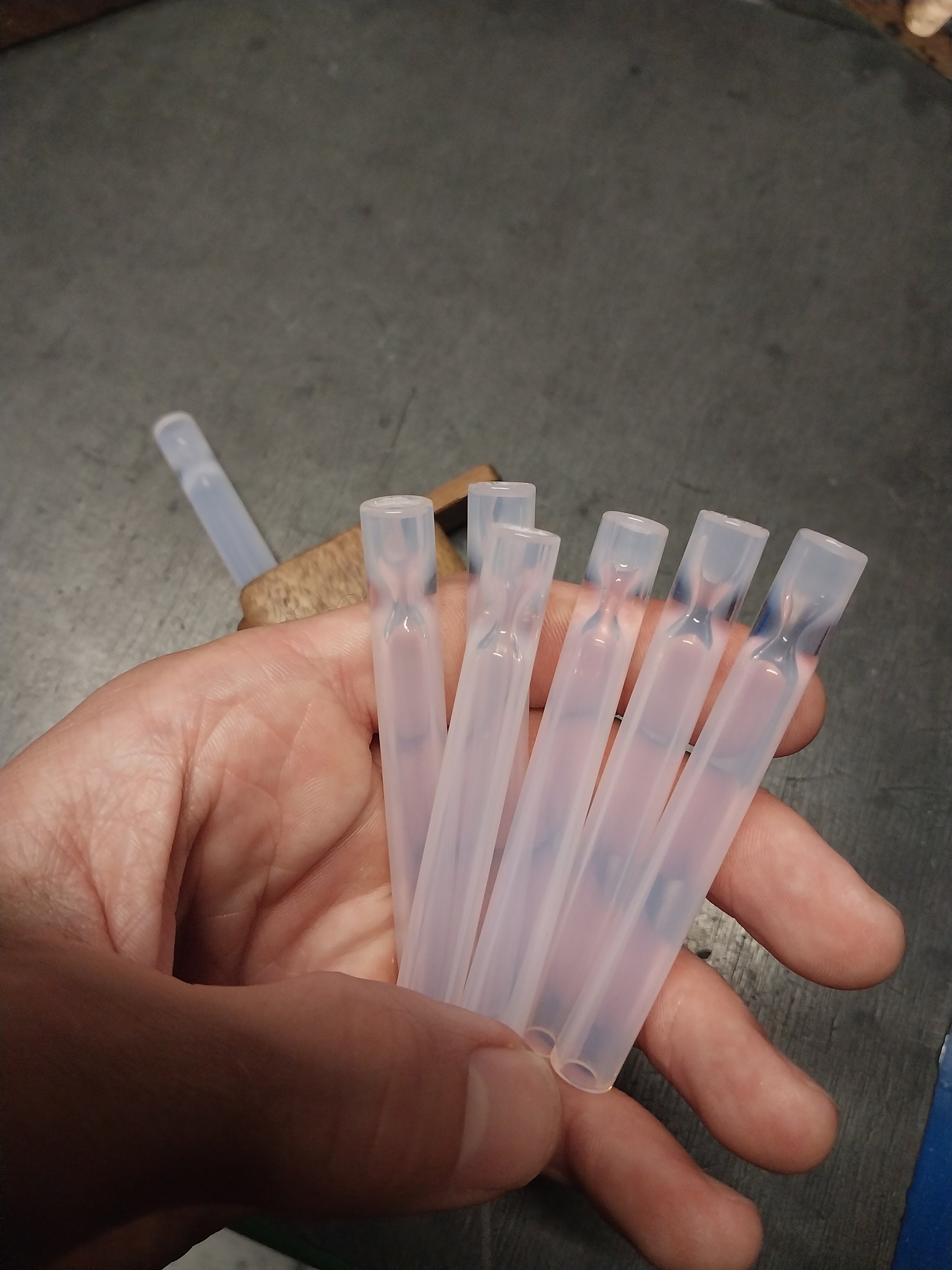 UNICORN PINK Glass One Hitter for Your Hitter / Dugout Box (please Read ...