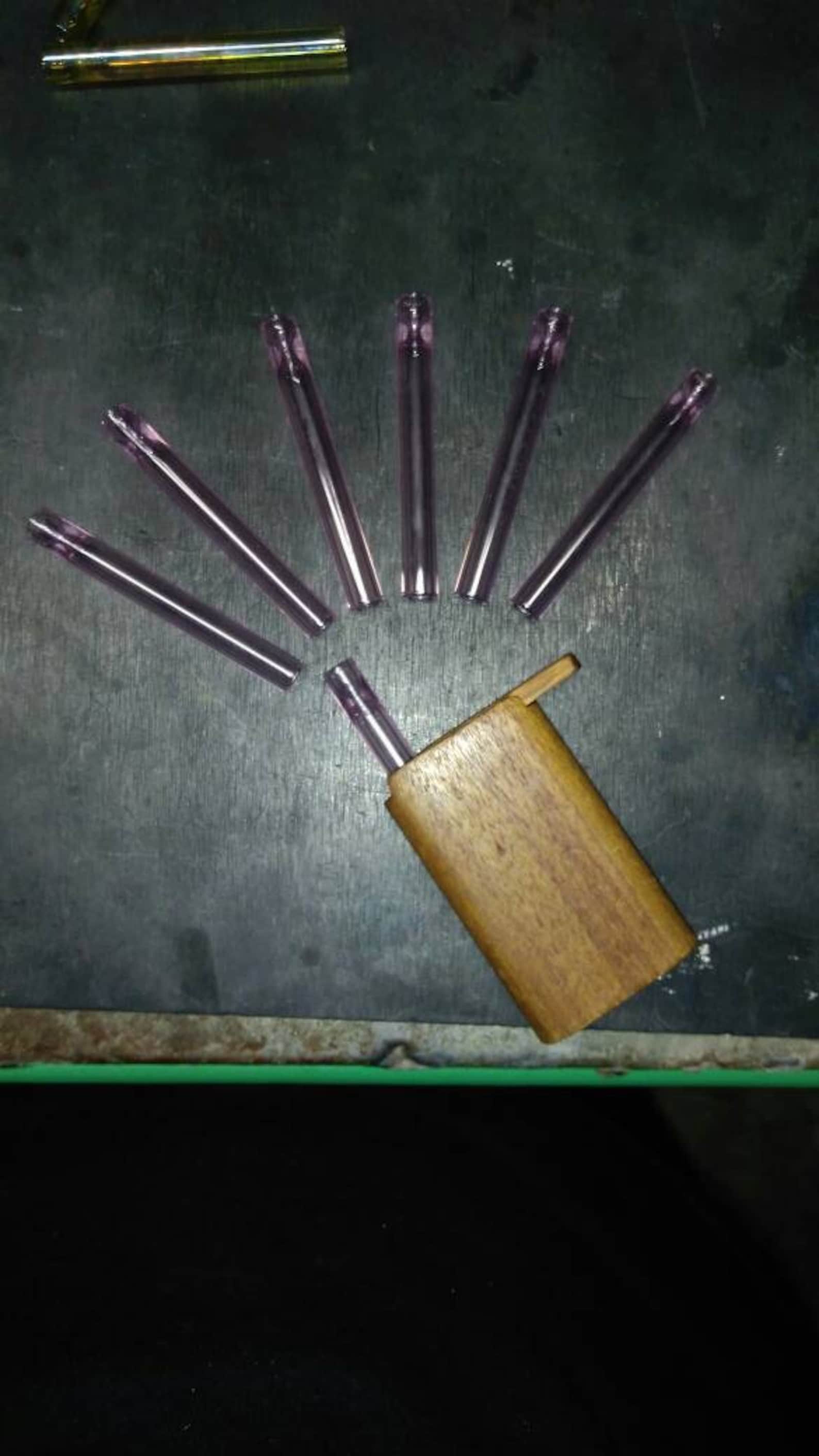 PINK Glass One Hitter for Dugout/hitter Box (please Read Description ...