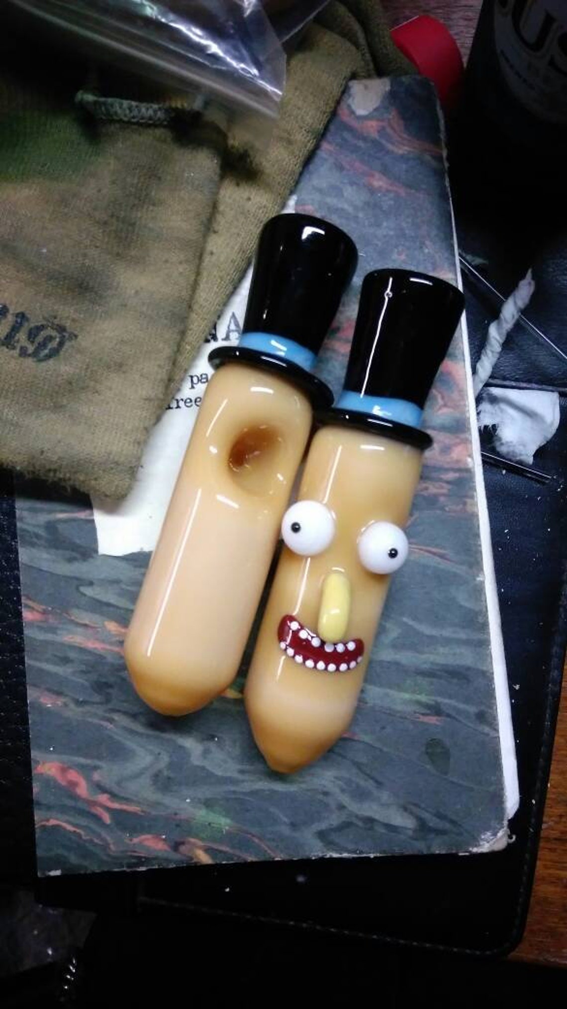 Poopy Pance Glass Blown Tobacco Pipe - Etsy