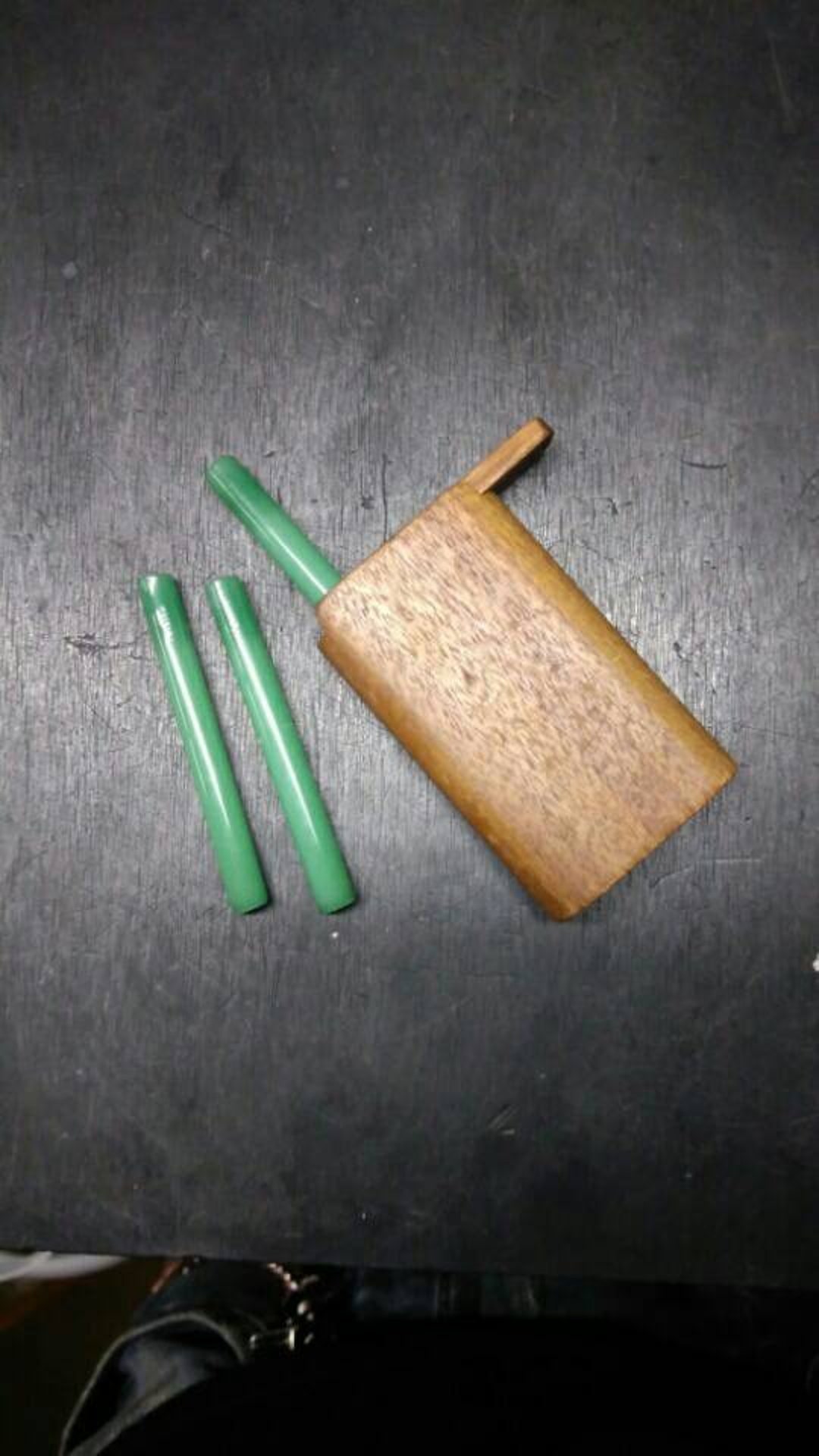 Jade Green Glass One Hitter for Your Hitter Box /dugout Box in a ...