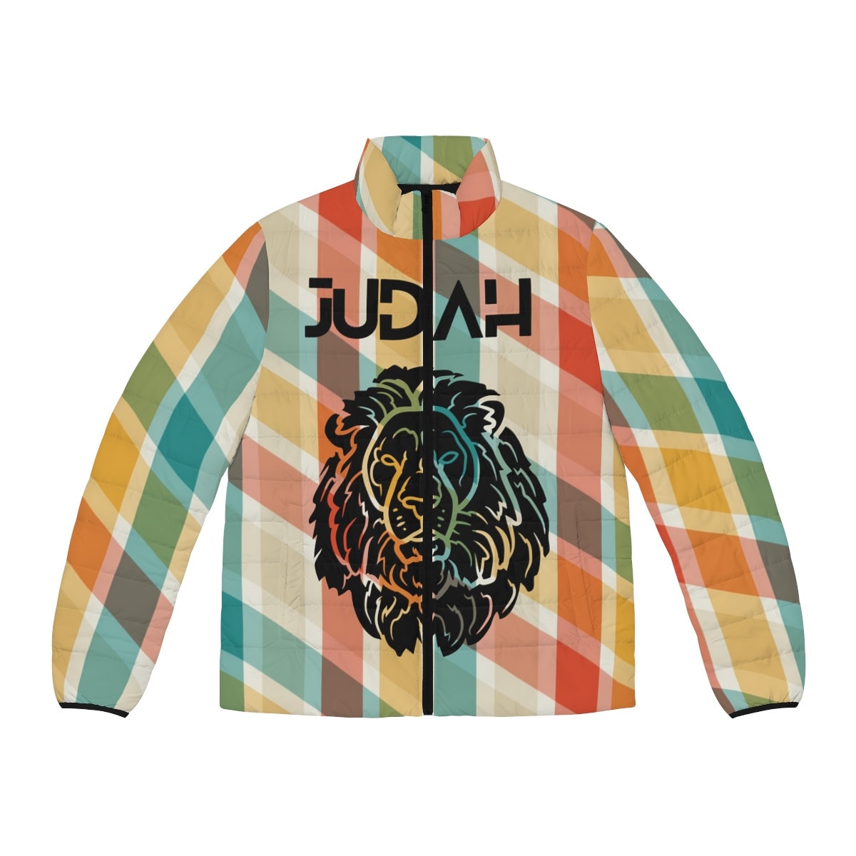 Lion of Judah Puffer Jacket: Christian Apparel - Etsy