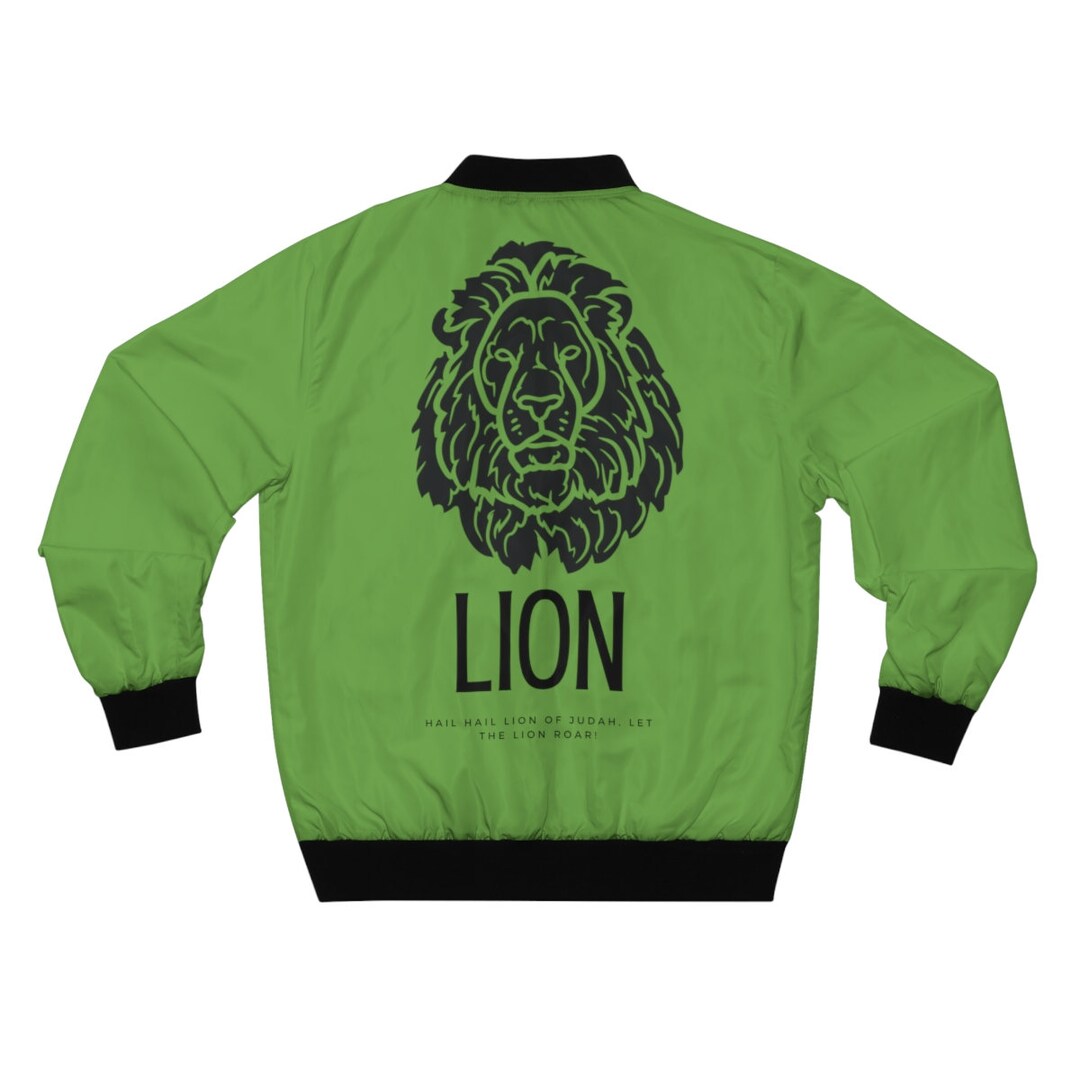 Lion of Judah Bomber Jacket, Christian Women's Jacket, Christian Bomber ...